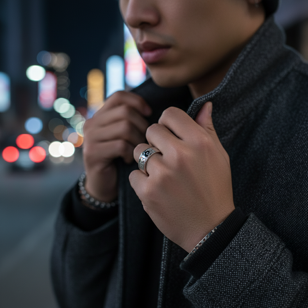 Shinobi Cloud Ring Band - Unique Anime-Inspired Jewelry – KAIWORKS