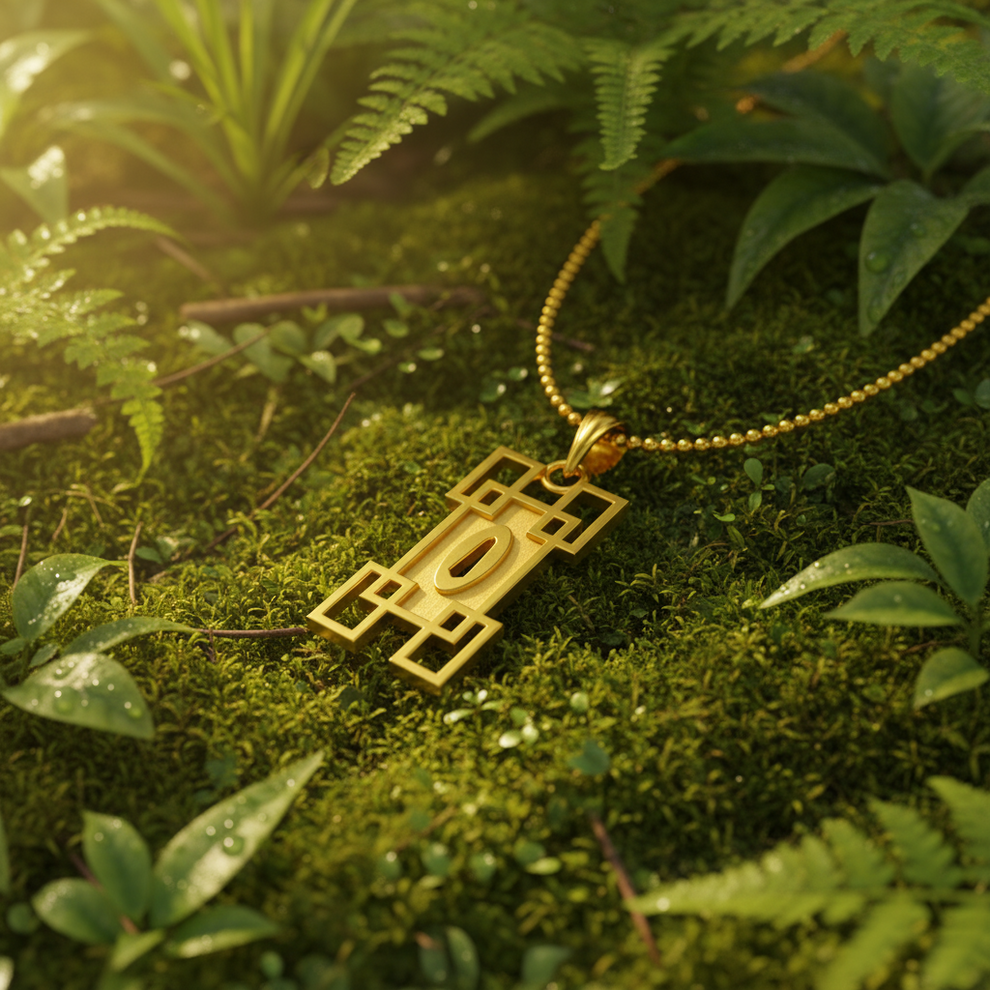 Mistbound Handguard Pendant | Anime Jewelry – KAIWORKS