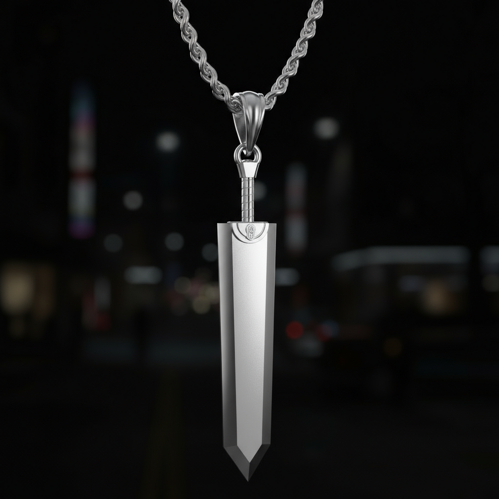 Dragon Slayer Sword Pendant | Dark Anime Jewelry – KAIWORKS