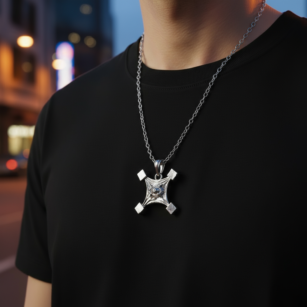 Open Prison Pendant | Unique Anime-Inspired Jewelry – KAIWORKS