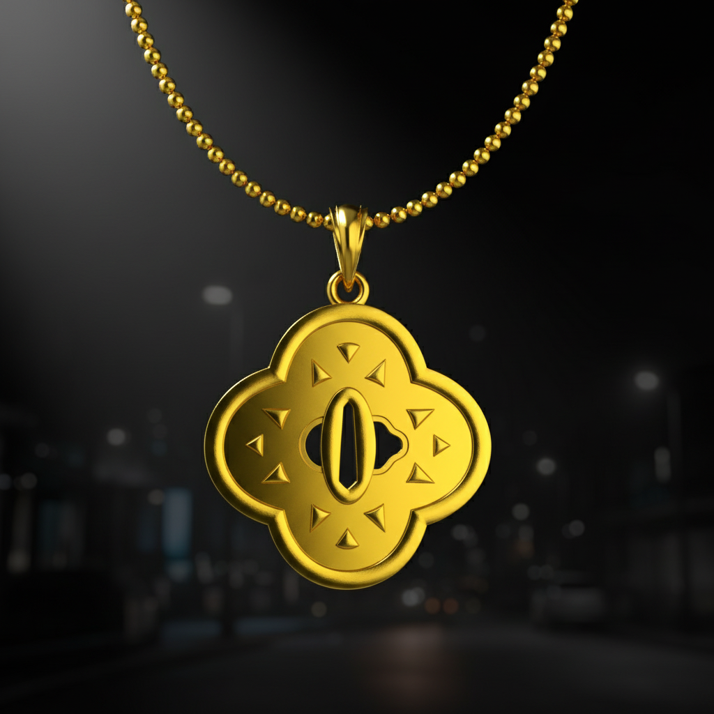 Stormflash Handguard Pendant | Premium Anime Jewelry – KAIWORKS